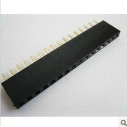 Single Row Female Socket Pitch 2.54mm 2 3 4 6 8 10 12 16 20 24 40 Pin ...