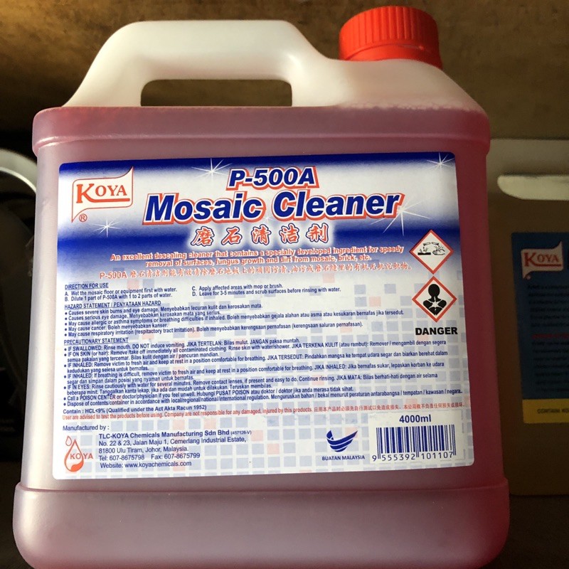 KOYA P500A MOSAIC CLEANER 1000ml | Shopee Malaysia