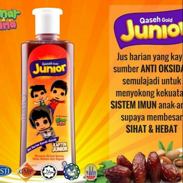 Makanan Sunnah Qaseh Gold Junior (Jus Harian Kanak-kanak) | Shopee Malaysia