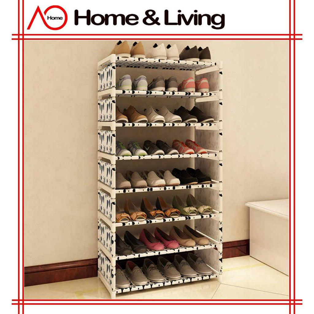 AO Home Simple Shoe Rack Assembly Multi-Storey Shoe Self 鞋架 | Shopee ...