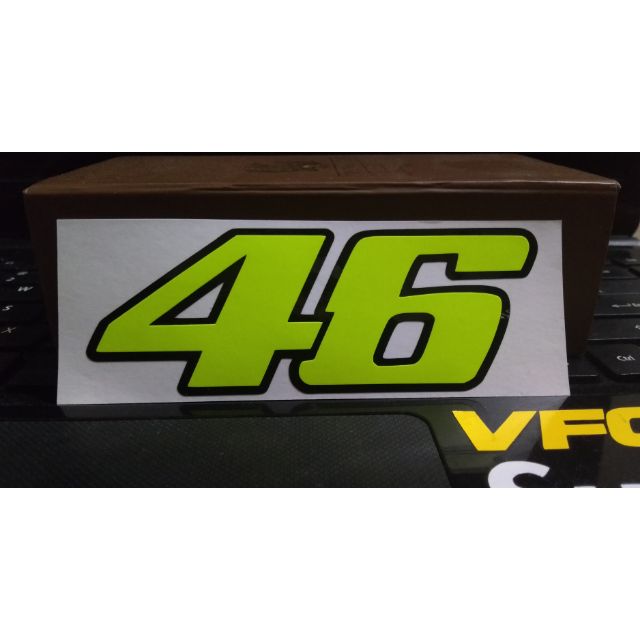 Stiker motor. Sticker 46. Sticker Rossi | Shopee Malaysia