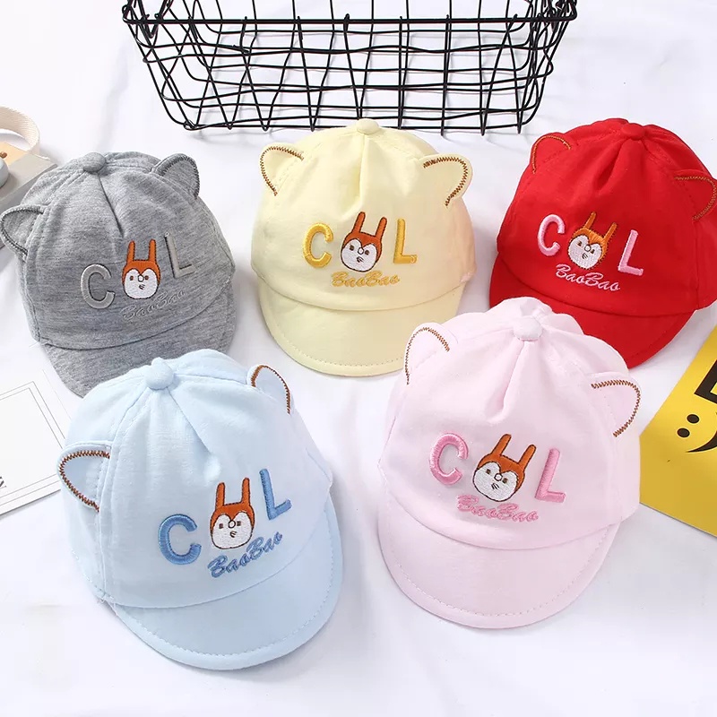 Cotton Squirrel Pattern Newborn Baby Hat Cartoon Cute Design Boys Girl ...