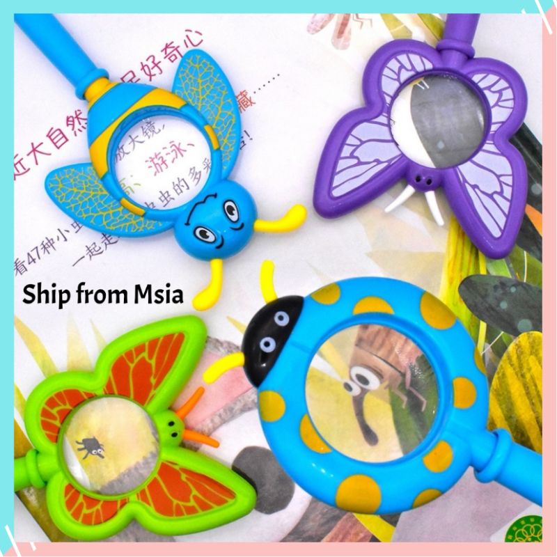 Kids Magnifying Glass Early Learning Educational Children Cartoon ...