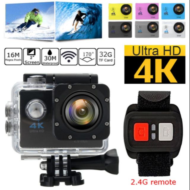 4K SJ SERIES Ultra HD 1080P Wifi DV Action Camera Camcorder + Remote ...