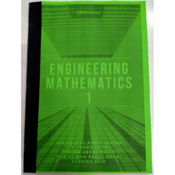 DBM10013 ENGINEERING MATHEMATICS 1 (Module) | Shopee Malaysia
