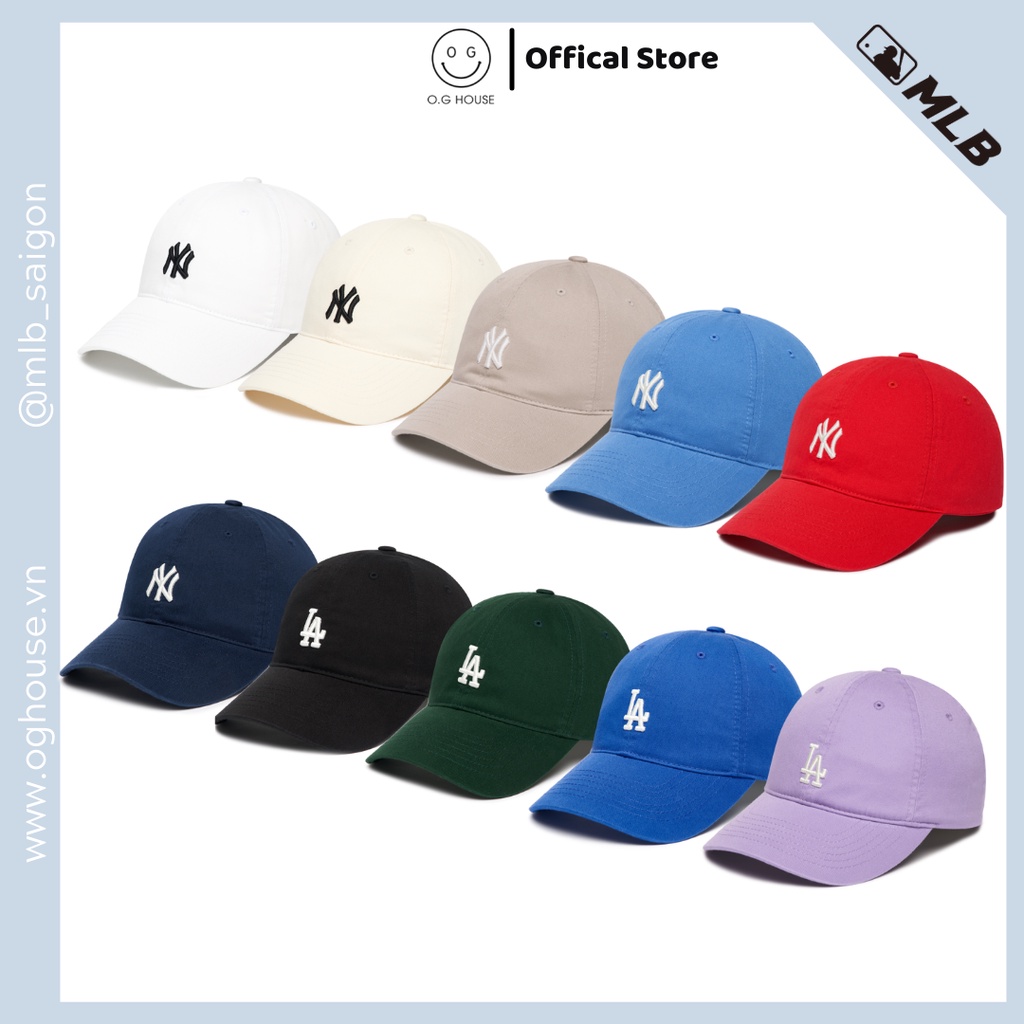 [Genuine] Mlb Basic Small Logo Hat | Shopee Malaysia