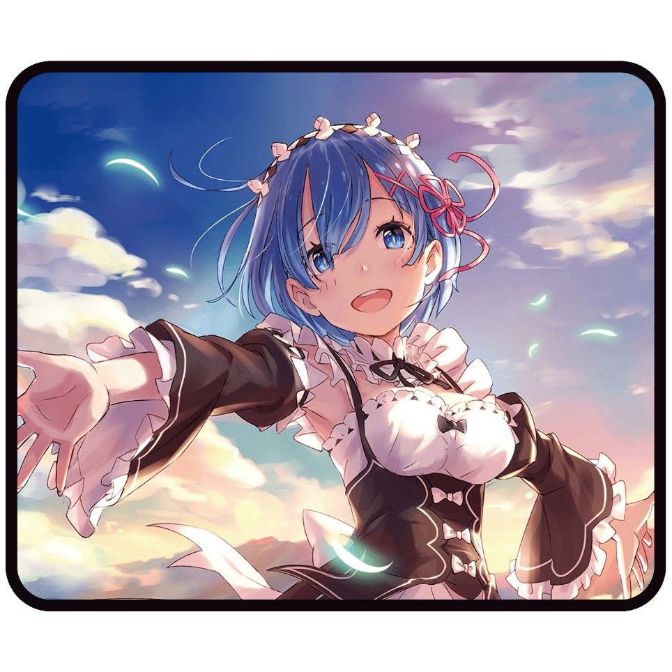 Rem - Re:Zero High Quality 240mm*200mm Lock Edge Gaming Anime Mouse Pad ...