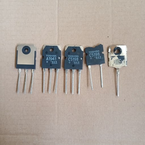 1PC/LOT C5198/A1941 TOSHIBA Transistor Silicon NPN/PNP Triple Diffused Type | Shopee Malaysia