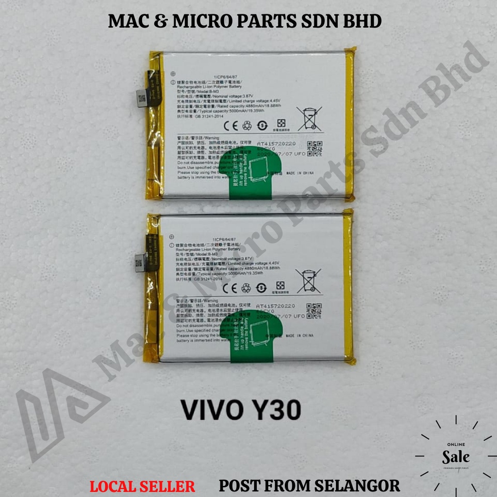 MG BRAND Y30 Y50 Battery Model B-M3 (5000mAh) | Shopee Malaysia