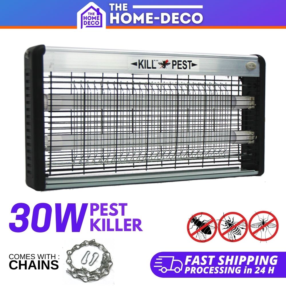 Electric Pest Killer 30W Insect Mosquito Flies Shock Trap Flies ...