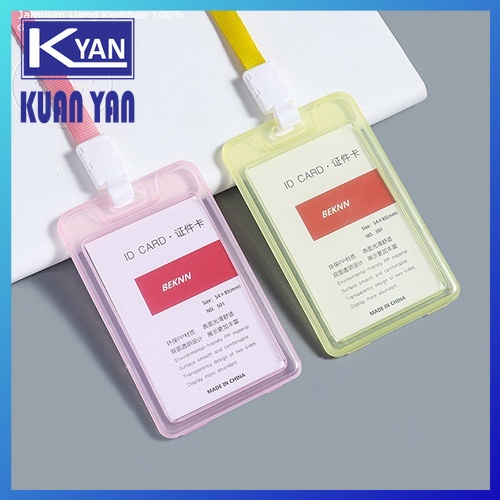 [No. 501] Work Badge ID Card Holder Name Tag Business Work Card ID ...