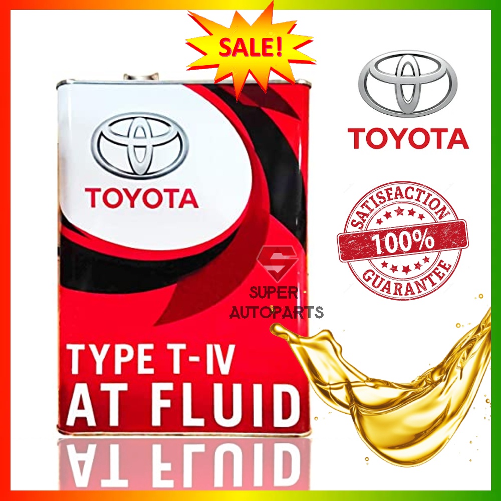Toyota Type-IV ATF Type T-IV gear oil Type 4 ( 4 liter ) Minyak Auto ...
