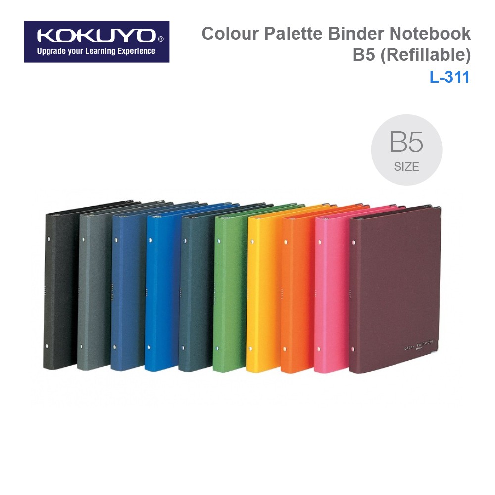 KOKUYO L-311 Colour Palette Binder Notebook B5 (Refillable) | Shopee Malaysia