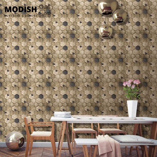 Modish 3D Wallpaper 3D Kertas Dinding Wall Paper Dinding Hiasan Dinding ...