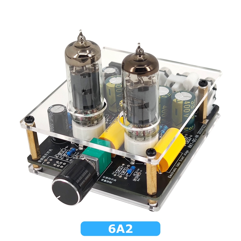 Updated GE5654W 6A2 6K4 Tube Preamplifier Amplifiers HiFi Tube Preamp ...