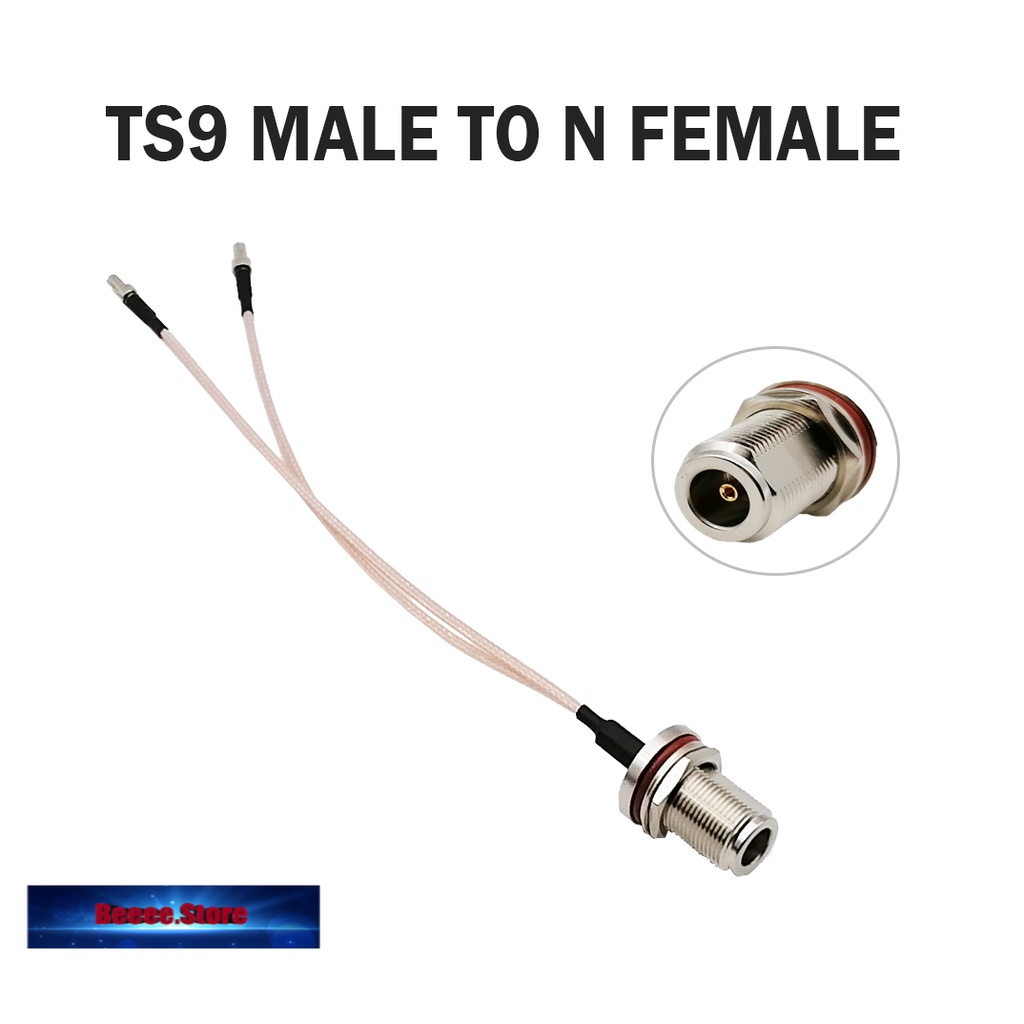 TS9 TO N TYPE TS9 MALE TO N FEMALE 20CM RG316 COAXIAL CABLE for Huawei ...