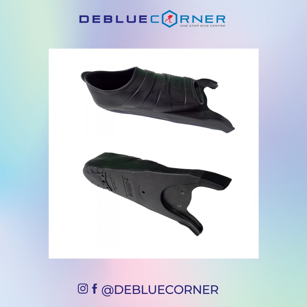 CETMA S-wing Foot Pocket for Freediving Fins Cetma/Prussian Blue (Freediving) 100% Authentic ...