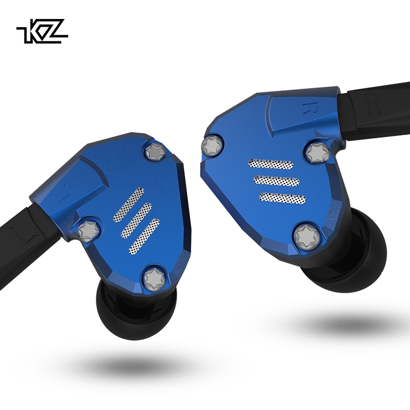 KZ ZS7 Earphones 4BA+1DD Hybrid In Ear HIFI Bass Headset DJ Monitor ...