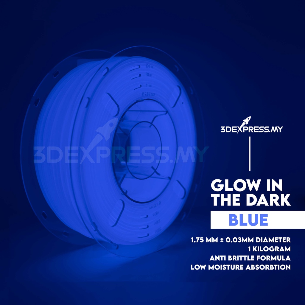 PLA GLOW IN THE DARK FILAMENT 1KG BASIC - LUMINESCENCE (GITD) | Shopee ...