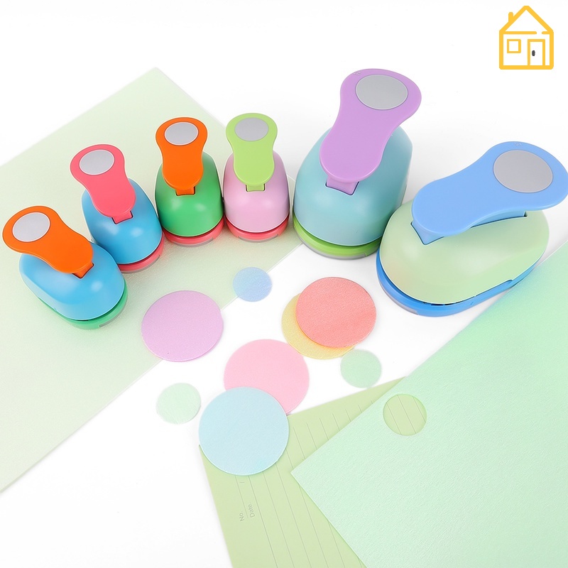 Round Shape Paper Cutter / 25/50mm Craft Hole Circle Punch Tool ...