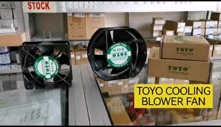 TOYO COOLING BLOWER FAN 4" BALL BEARING 240VAC,(TOYO/TM-120S1B-18W ...