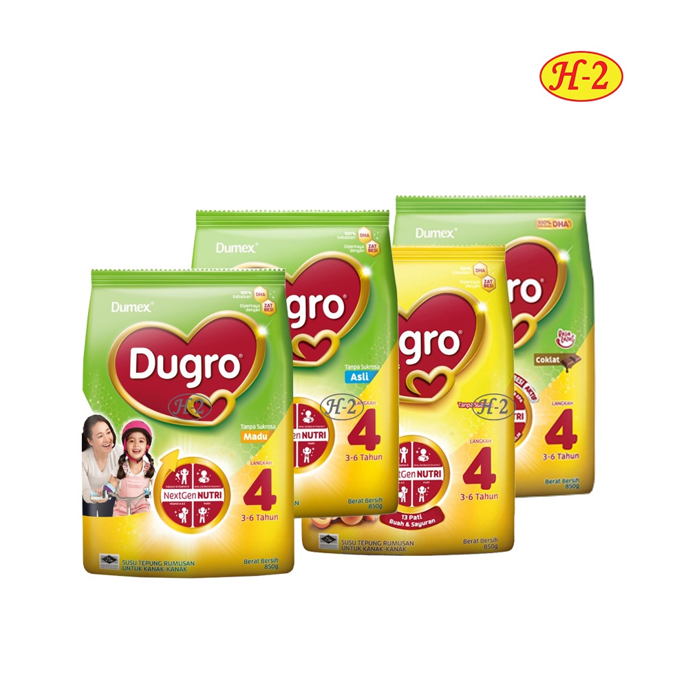 Dumex Dugro TRIPLE PACK Langkah 4 Asli / Madu / Chocolate / Fruit ...