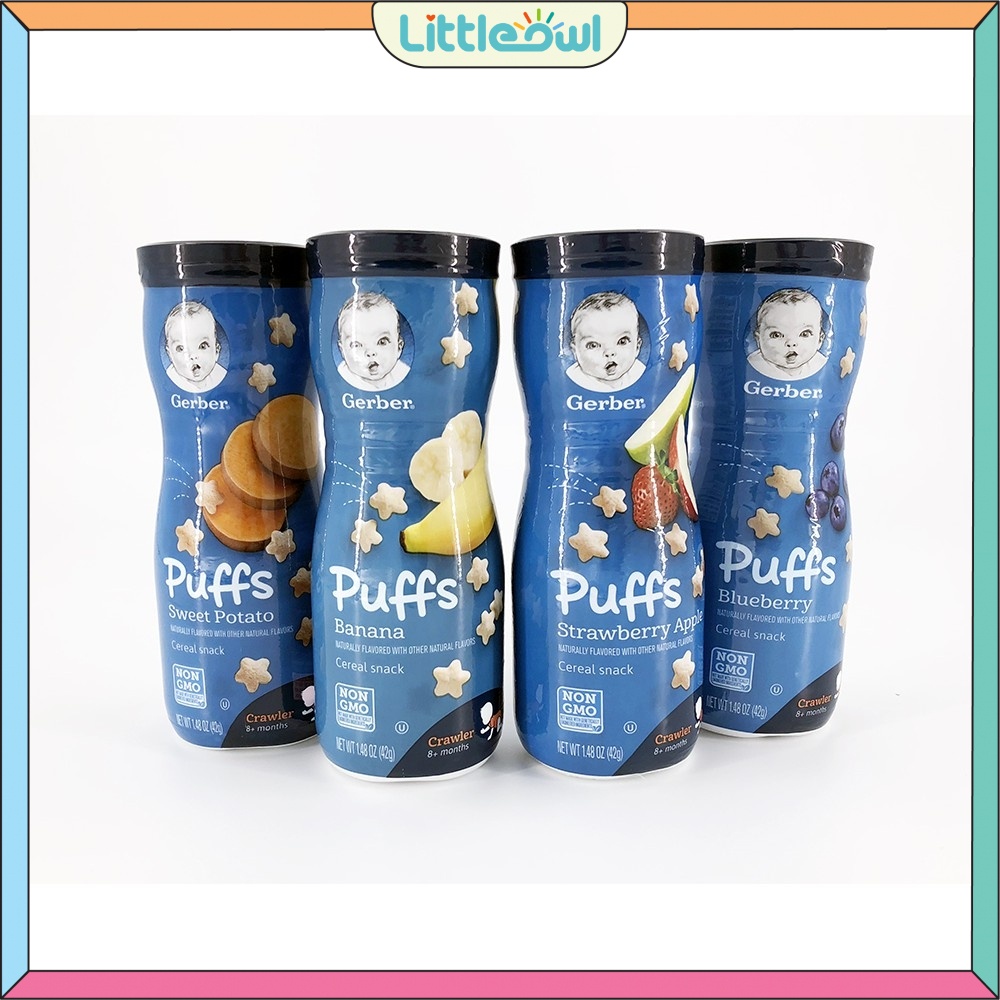 Gerber Graduates Puffs Cereal Snack, 42g | Shopee Malaysia