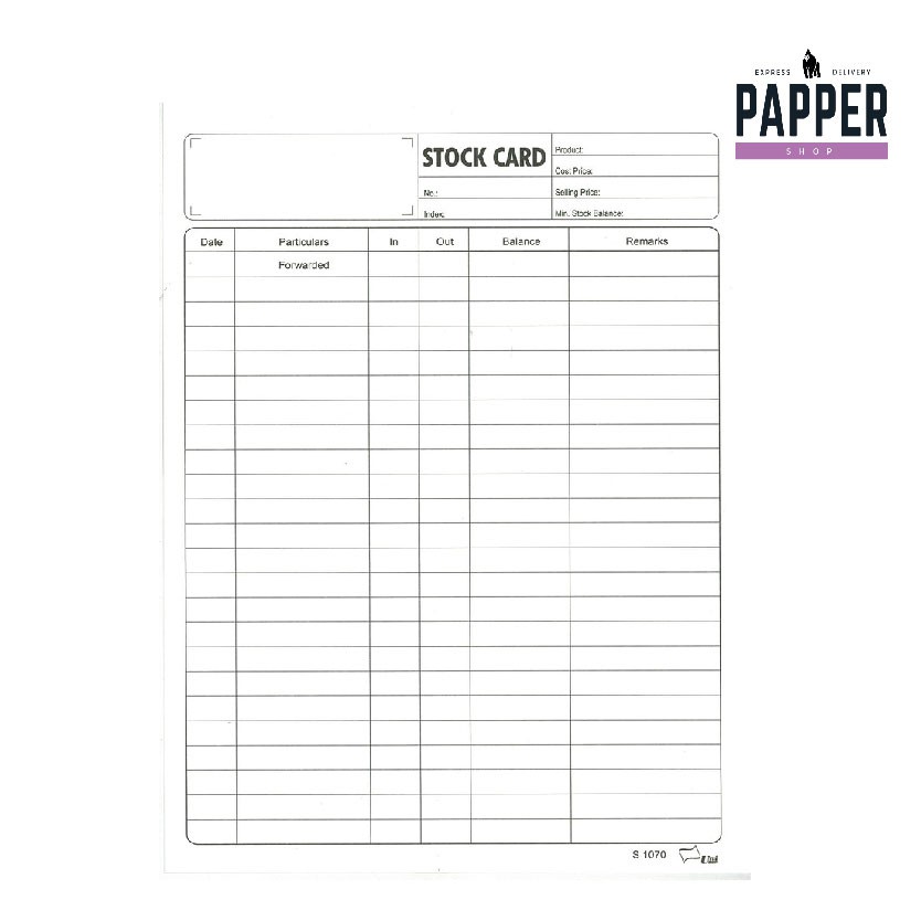 Stock Card 7" x 10" (20's / Pack) | Shopee Malaysia
