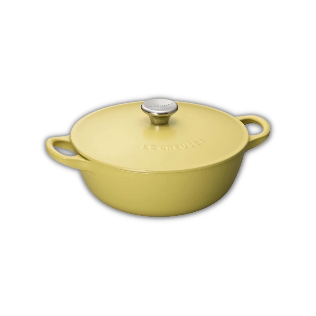 Le Creuset Cast Iron Marmite 22cm : Mimosa (Yellow) | Shopee Malaysia