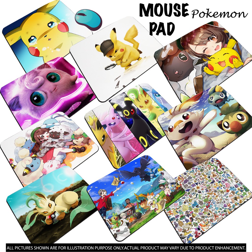 Mouse Pad Anti-Slip Pokemon No Game No Life Hunter x Hunter 25cmx20cm ...