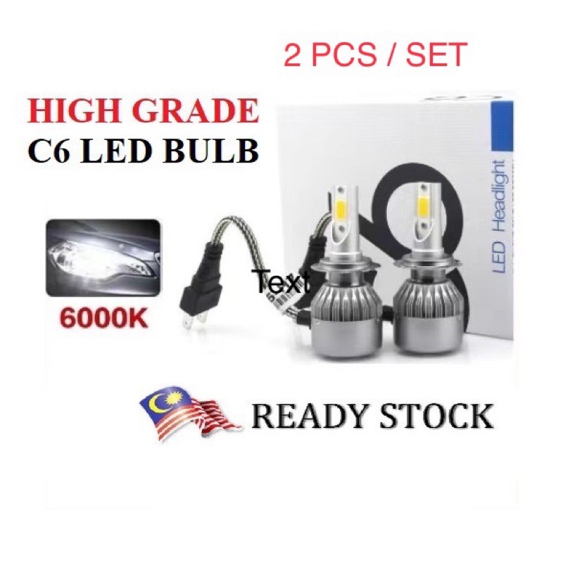 C6 LED HEADLIGHT LED H1 H3 H4 H7 H8 H11 9005 HB3 9003 HEADLAMP LED BULB ...