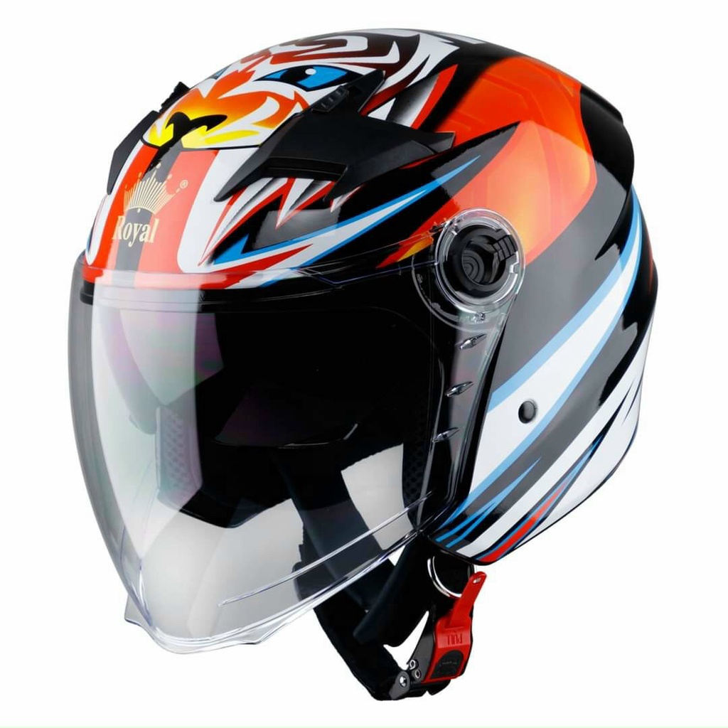 Royal M268 Helmet Super Product Tiger Stamp 2 Goggles/Removable and ...