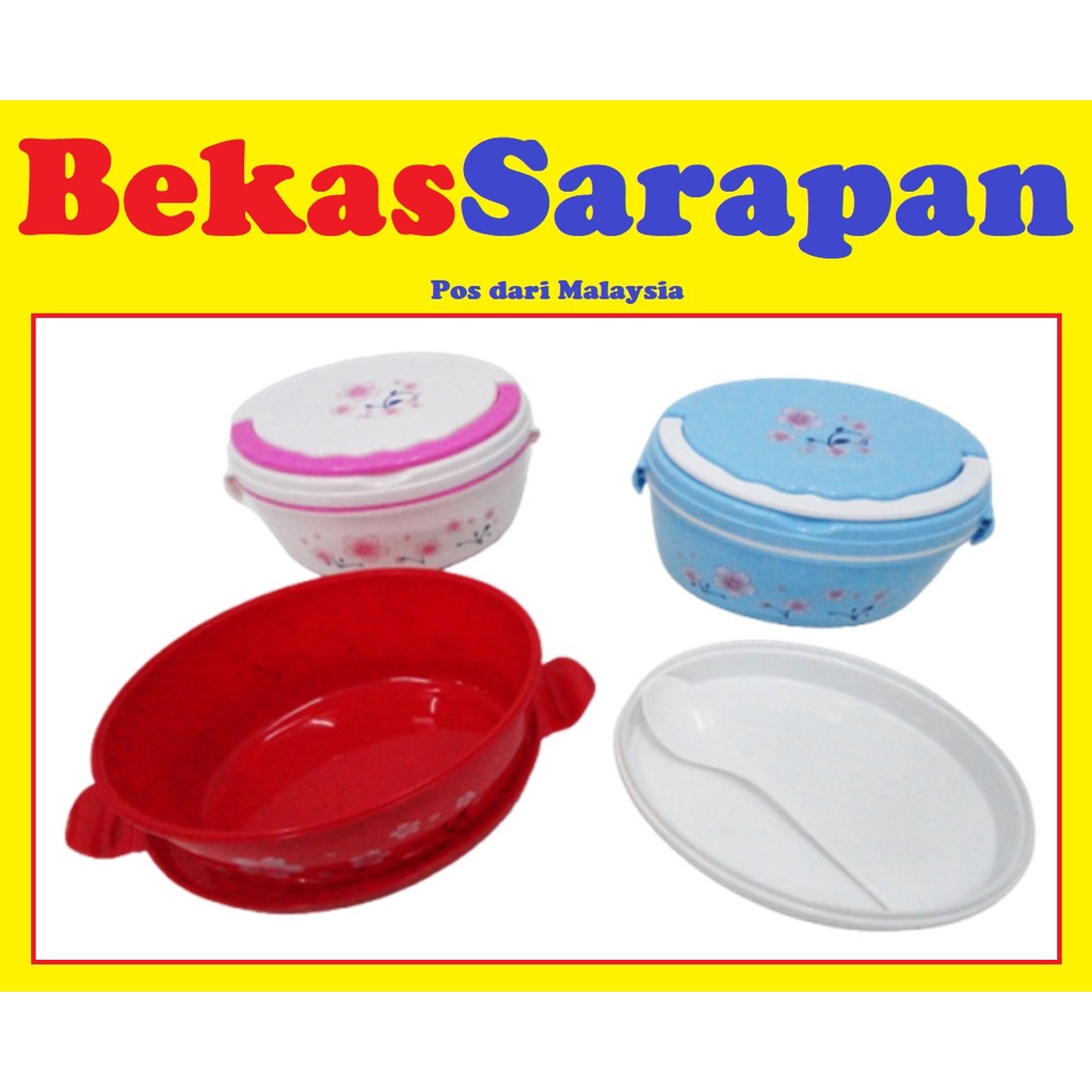 Bekas Sarapan Kotak Penyimpan Makanan Food Storage Lunch Box Container ...