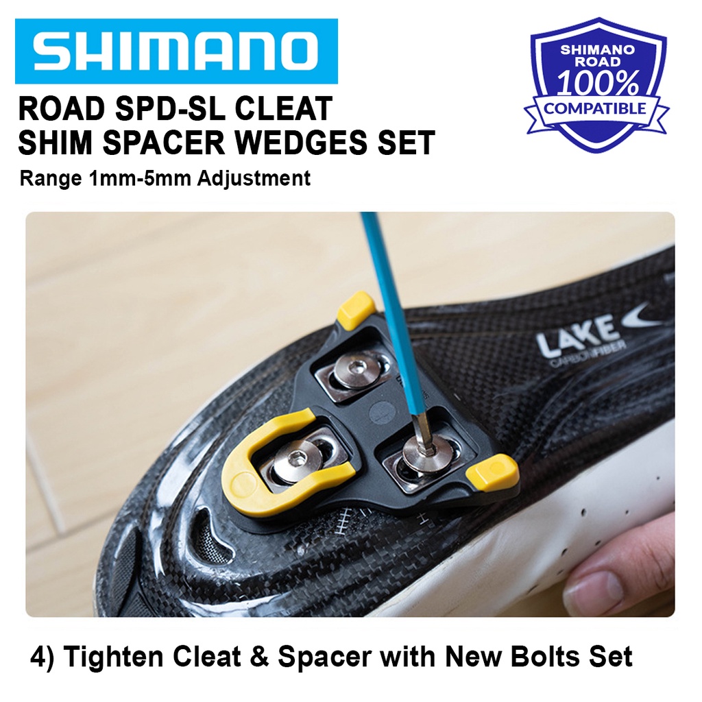 Shimano SPD SL LOOK KEO Road Cleat Spacer Height Shim Adjust Plate ...