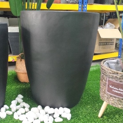 Pasu Tempayan Fiber indoor & outdoor garden Boleh buat tadahan air ...