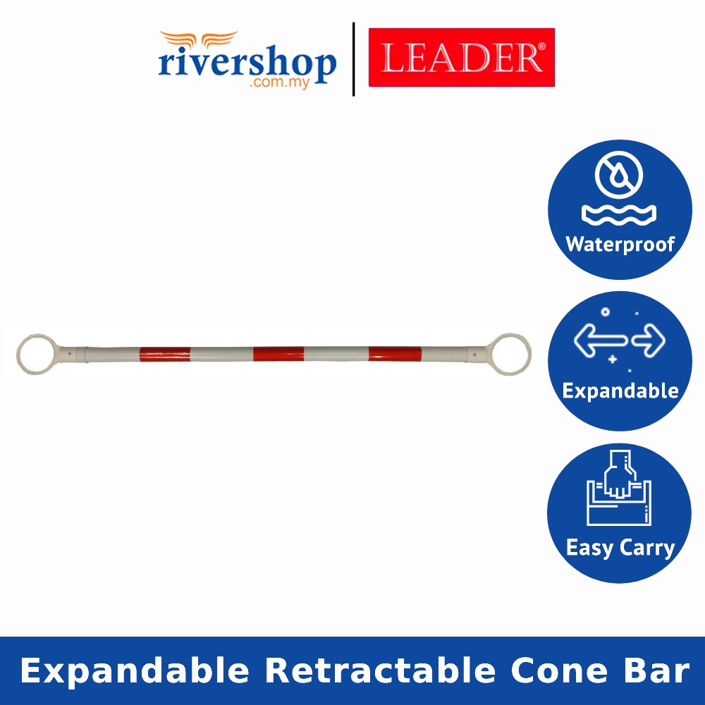 LEADER Expandable Retractable Cone Bar Traffic Safety Cone Bar Barrier ...