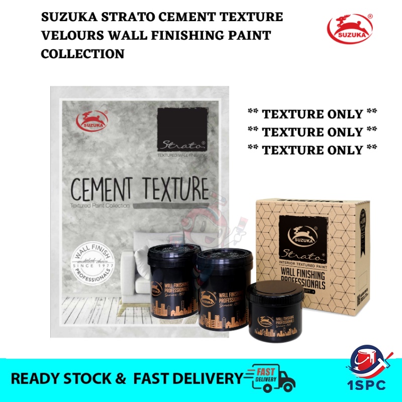 1L Texture Paint Suzuka SCT SVL Strato Cement Texture Velours Features ...