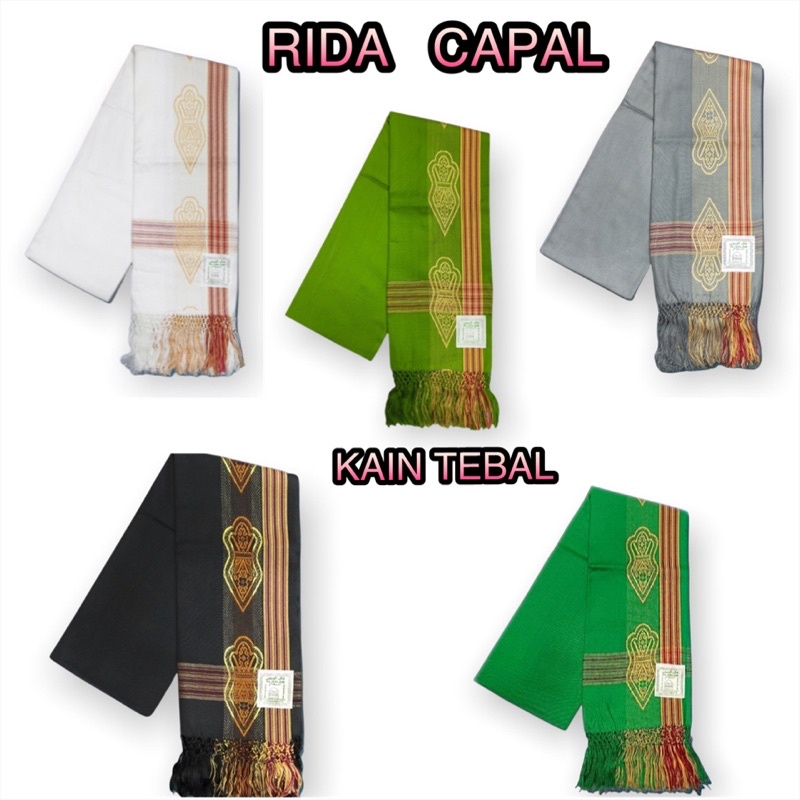 RIDA CAPAL 5 WARNA KAIN COTTON TEBAL | Shopee Malaysia