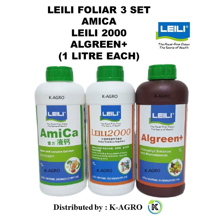 [1L] LEILI Foliar 3 (Leili 2000, Amica & Algreen) - Complete Balanced ...