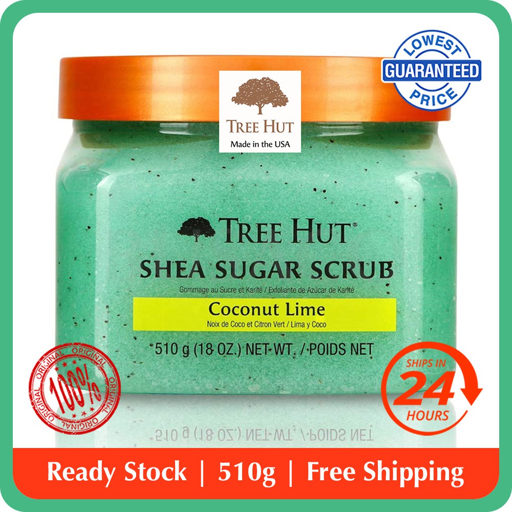 🔥In Stock🔥 510g | Tree Hut Shea Sugar Scrub, Coconut Lime, 18 Oz | 💯 ...