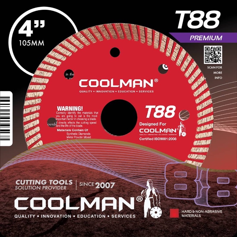 COOLMAN T88 CONCRETE DIAMOND DISC | Shopee Malaysia