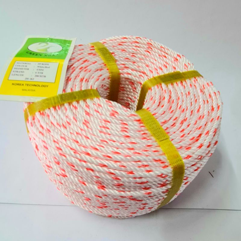 4MM PP ROPE/POLYPROPYLENE ROPE/NYLON ROPE/TALI NYLON 4MM | Shopee Malaysia