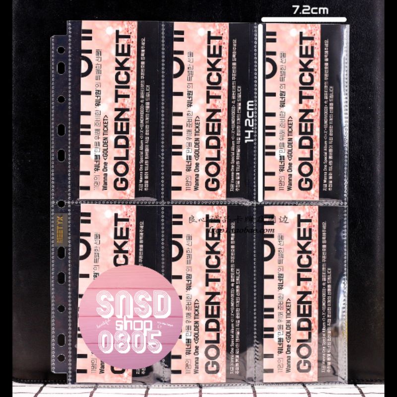 Genuine MeeT - MeeT YX Card Sheet Genuine A4 Size, Vertical 6-cell Card ...