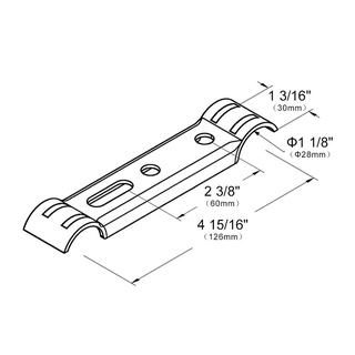 Caster Support Metal caster bracket for caster wheel pipe & joint ...