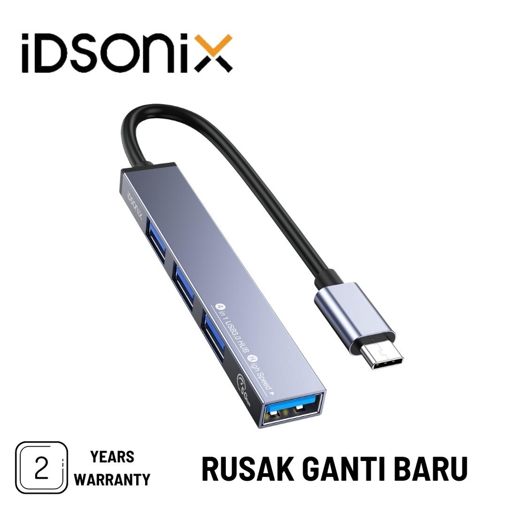 Idsonix 4 Port Type-C USB Hub (IEC32-4A) | Shopee Malaysia