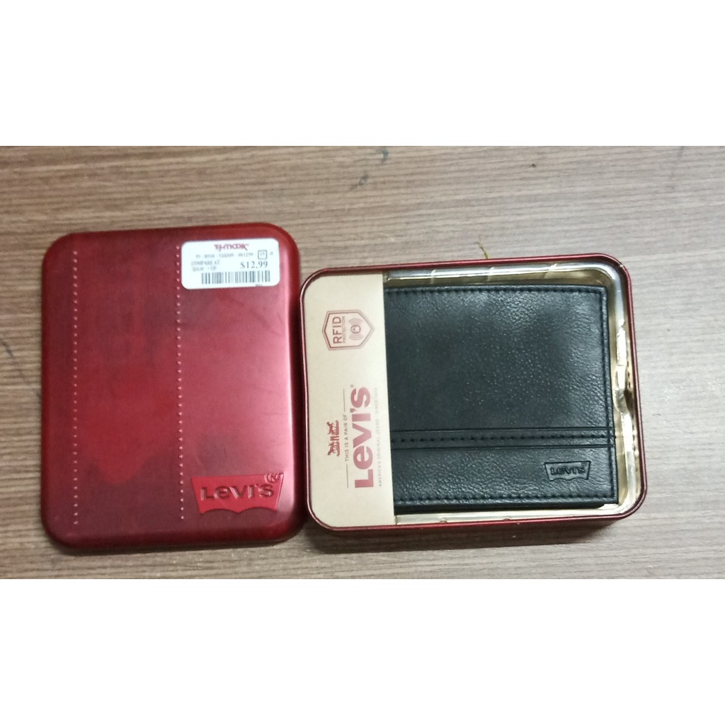 Levi'S MEN'S Wallet / KITCHEN WITH GENUINE BOX US | Shopee Malaysia