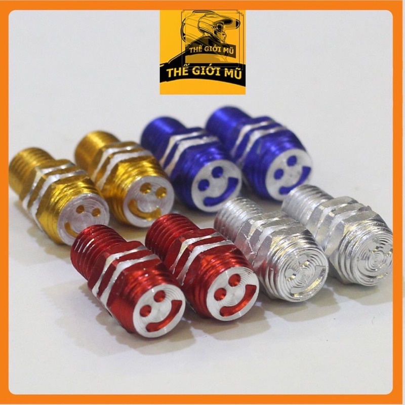 Smiley face motorcycle mirror screws for honda, Yamaha | Shopee Malaysia