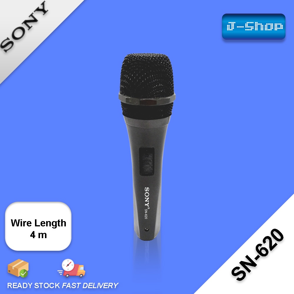 Sony SN-620 Professional Dynamic Microphone For Vocal/Karaoke Home High Quality Mic Mikrofon 麦克风 ...