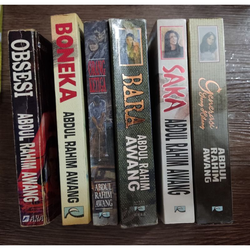 Preloved novel 🌟 Karya2 penulis hebat Abdul Rahim Awang | Shopee Malaysia