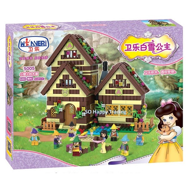 Winner 5005 - Princess Snow White and Seven Dwarves Blocks | Shopee ...